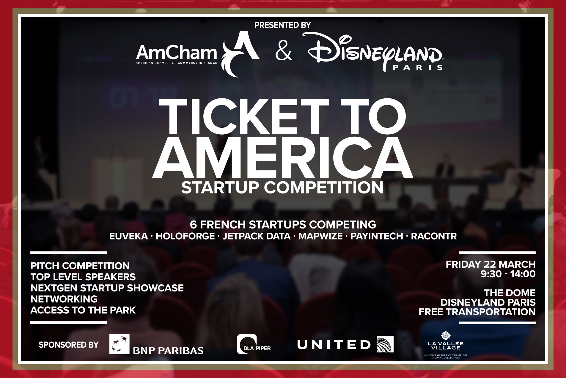 Hosting the 2019 AmCham Ticket to America Pitch Competition - Paul.Build